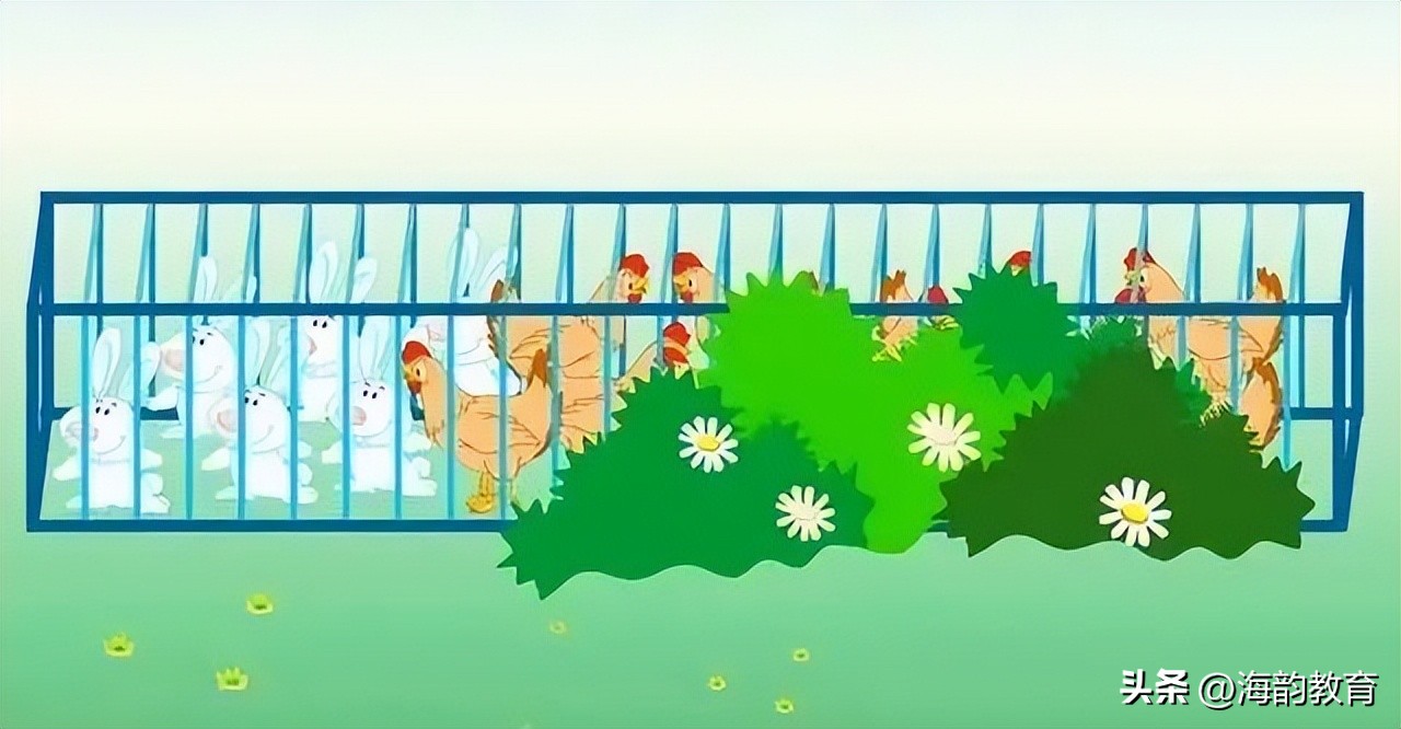 Chicken and Rabbit in the same cage - the super brain hole of the ...