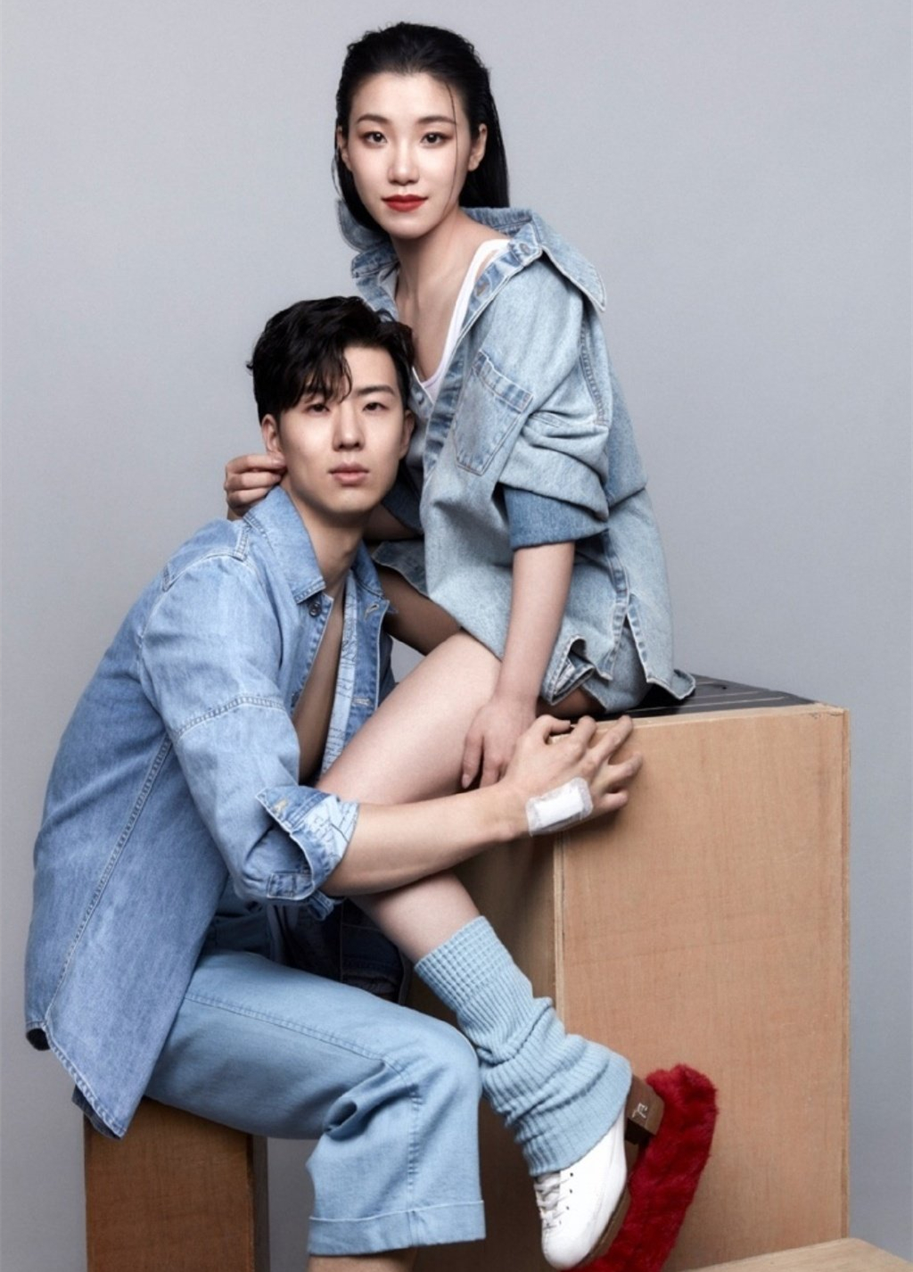 So beautiful!Liu Xinyu and Wang Shiyue's fashion blockbuster, veneer ...