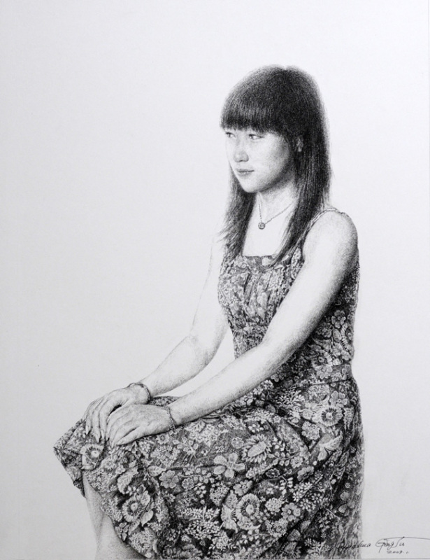 Chinese Art Sketch Sketch (19) Appreciation of Xu Yahua's Pen Sketch ...