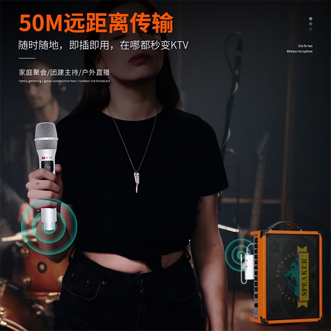 Calais Zhongke WM20 wireless microphone U-segment FM, stable signal ...