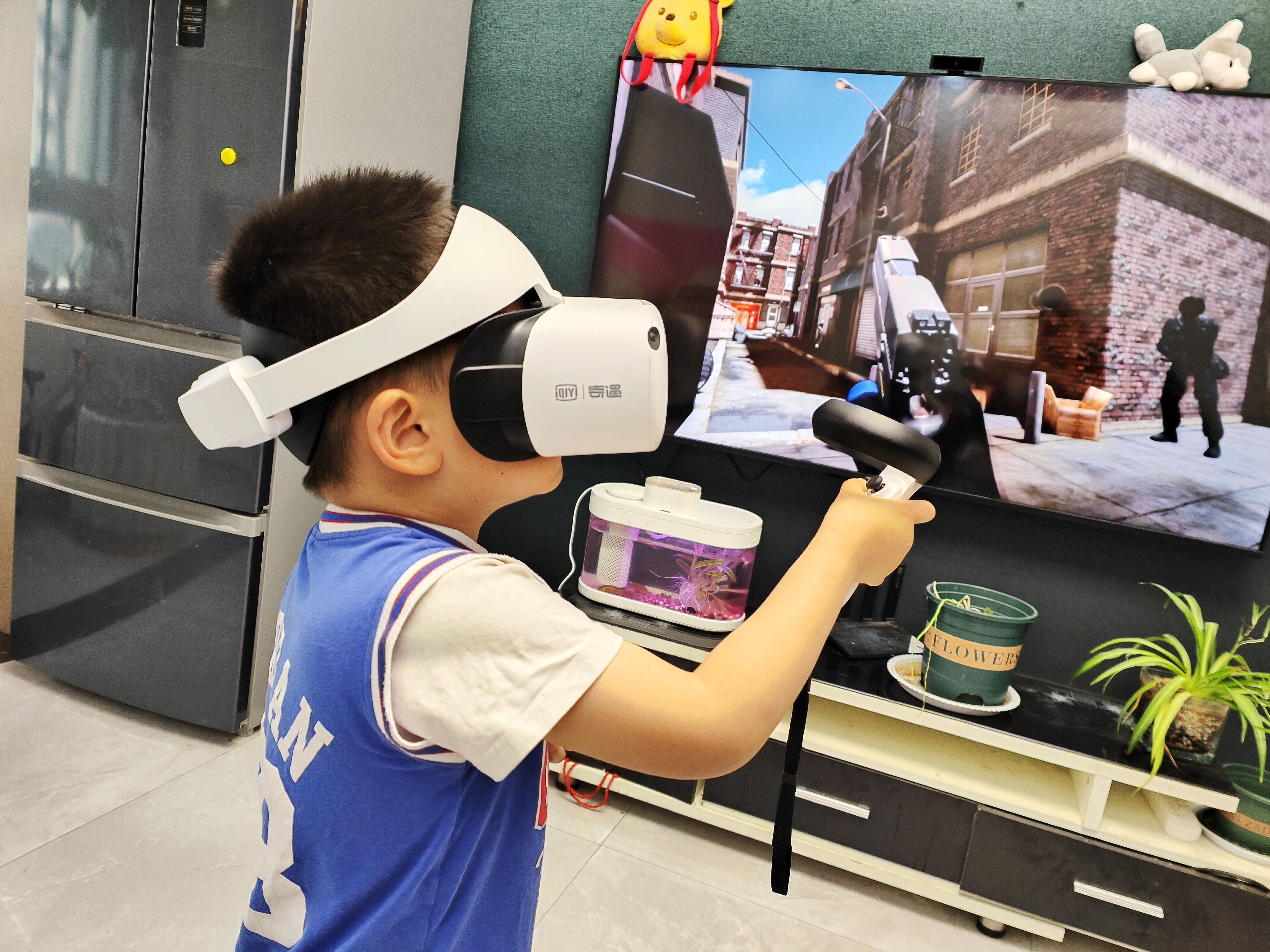 It's good to play games, watch movies, and exercise, and experience the ...