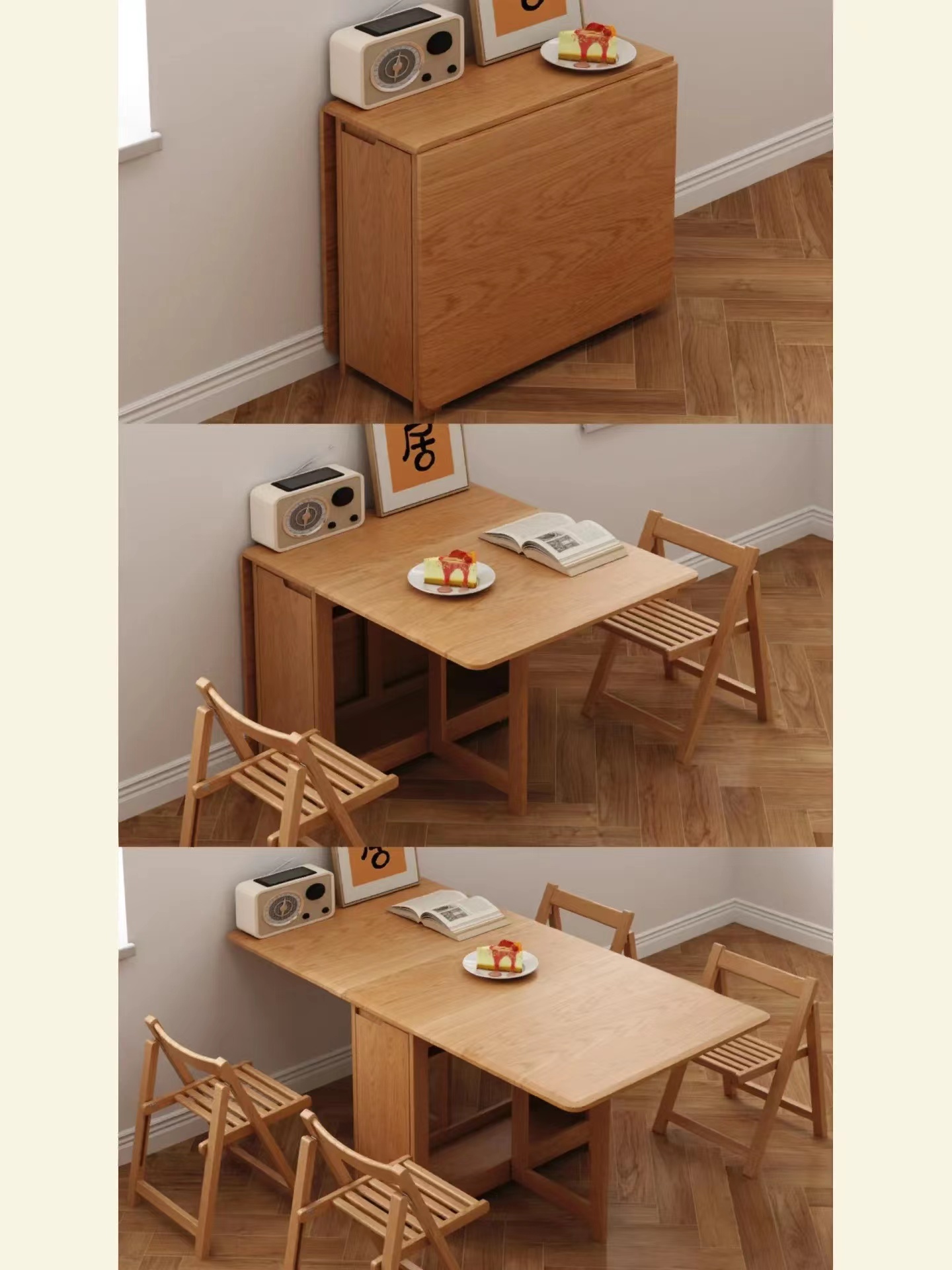 Foldable dining table for small homes - iNEWS