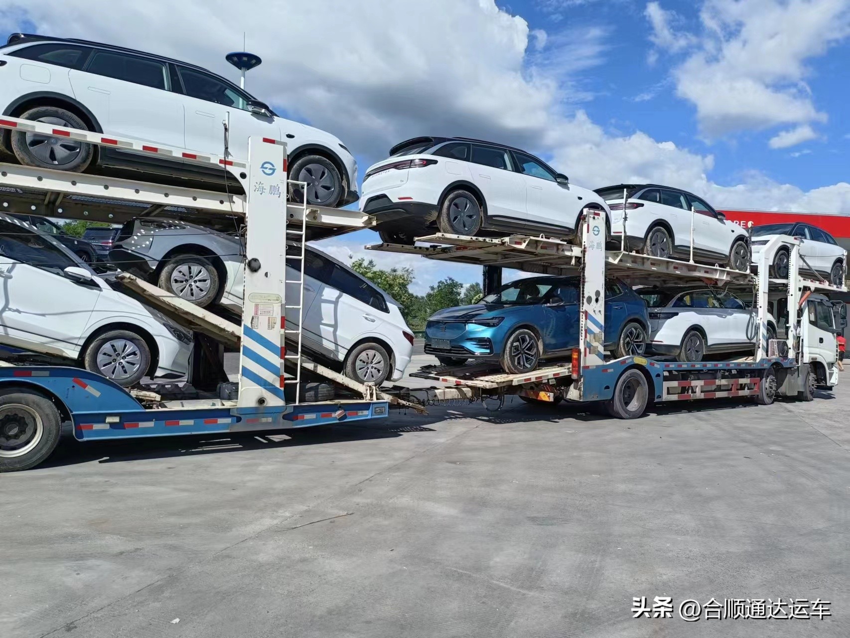 The usual routine in car consignment, 10 people consign 9 people who ...