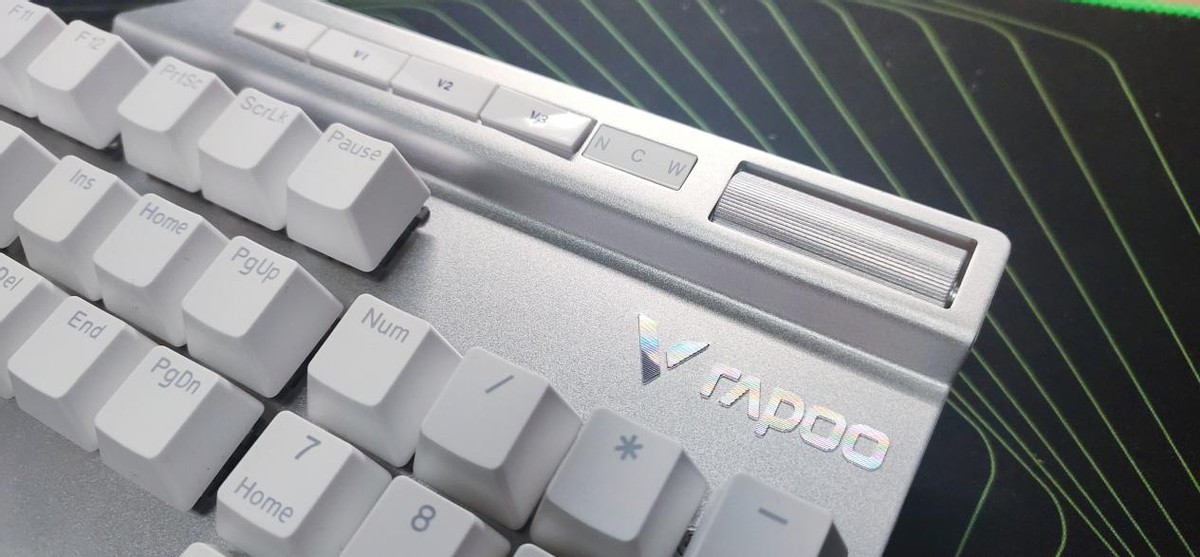 Rapoo 104-key RGB hot-swappable without punching, short key travel ...