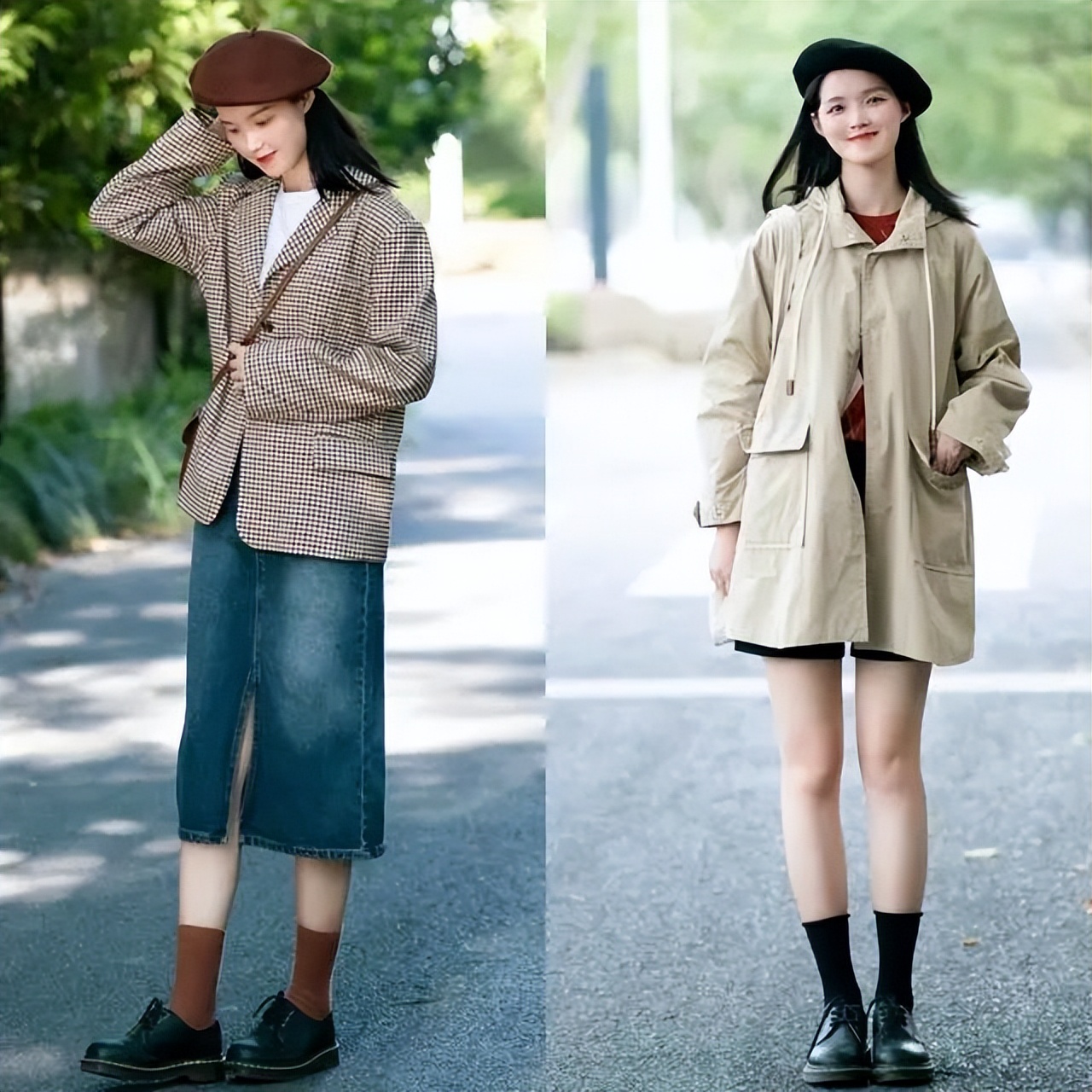 The fashion blogger's "commuter style" in early autumn is comfortable ...