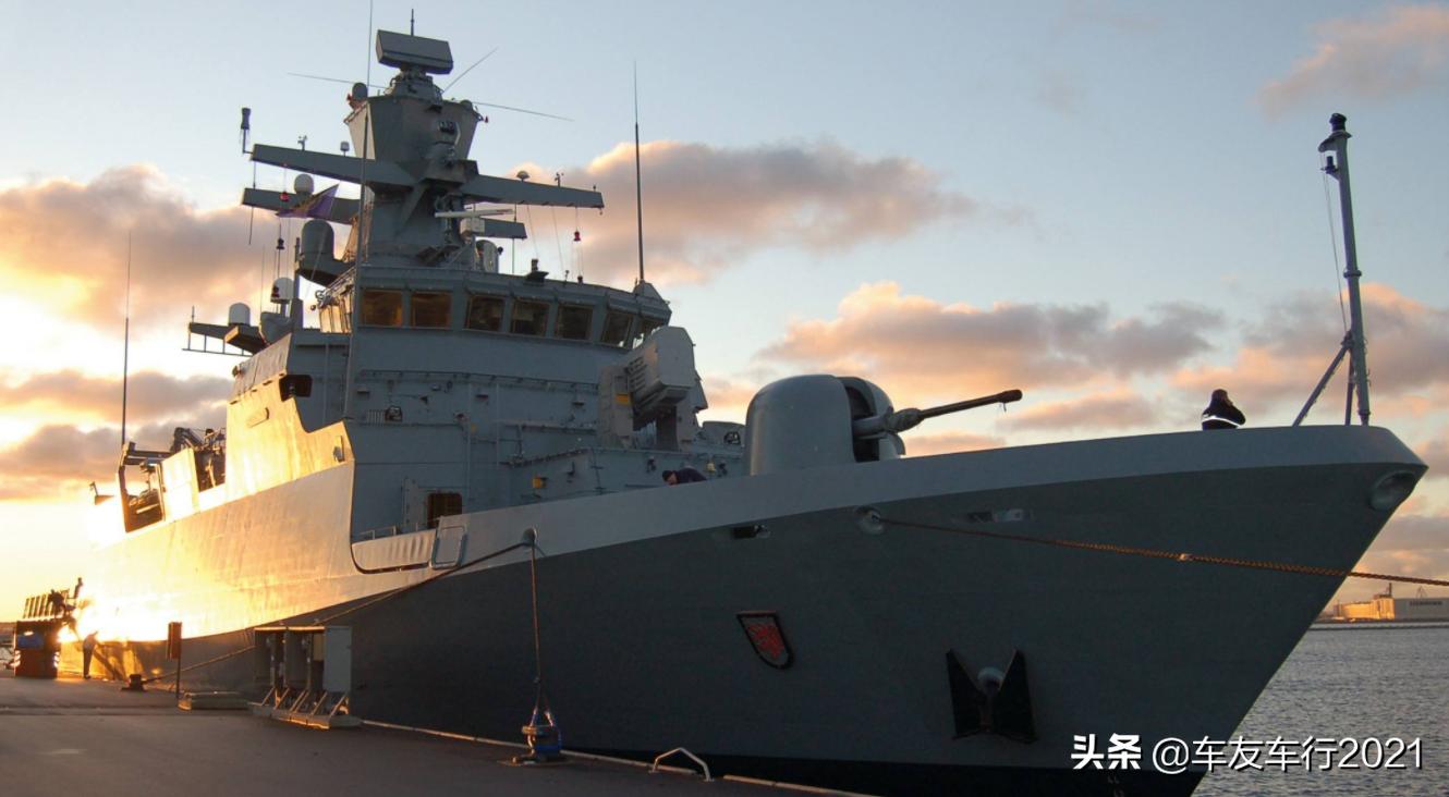 German Sea Hussars, K130 Braunschweig-class frigate of the German Navy ...