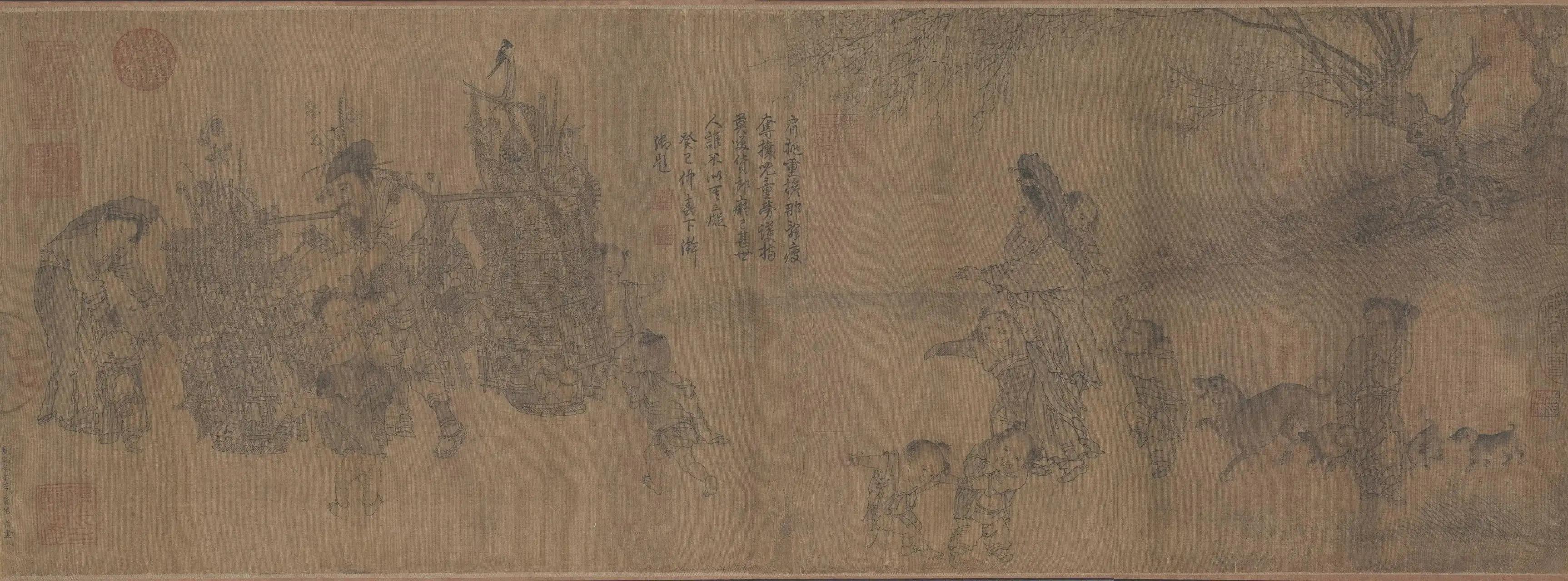 Appreciation of Li Song's paintings "Purchaser Picture" and "Flower ...