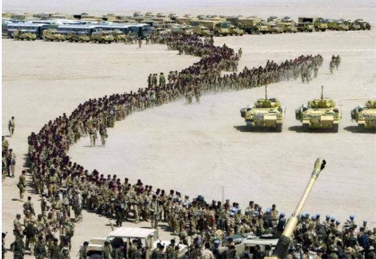 How did the multinational coalition disintegrate Saddam's million ...