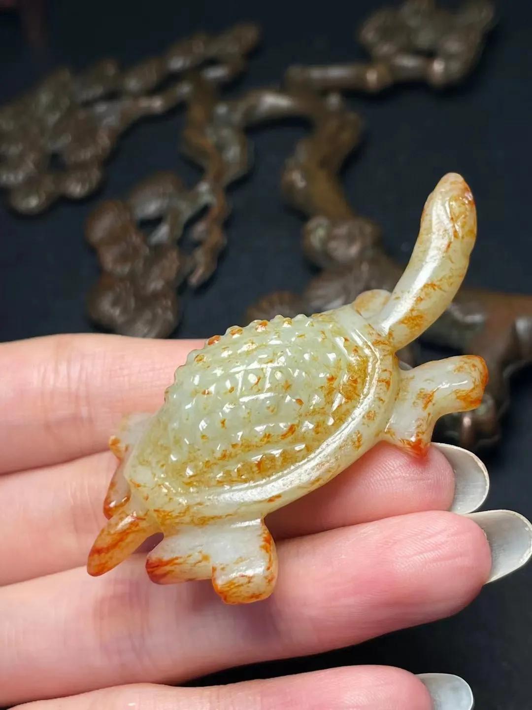 Hetian jade longevity turtle jade - iNEWS