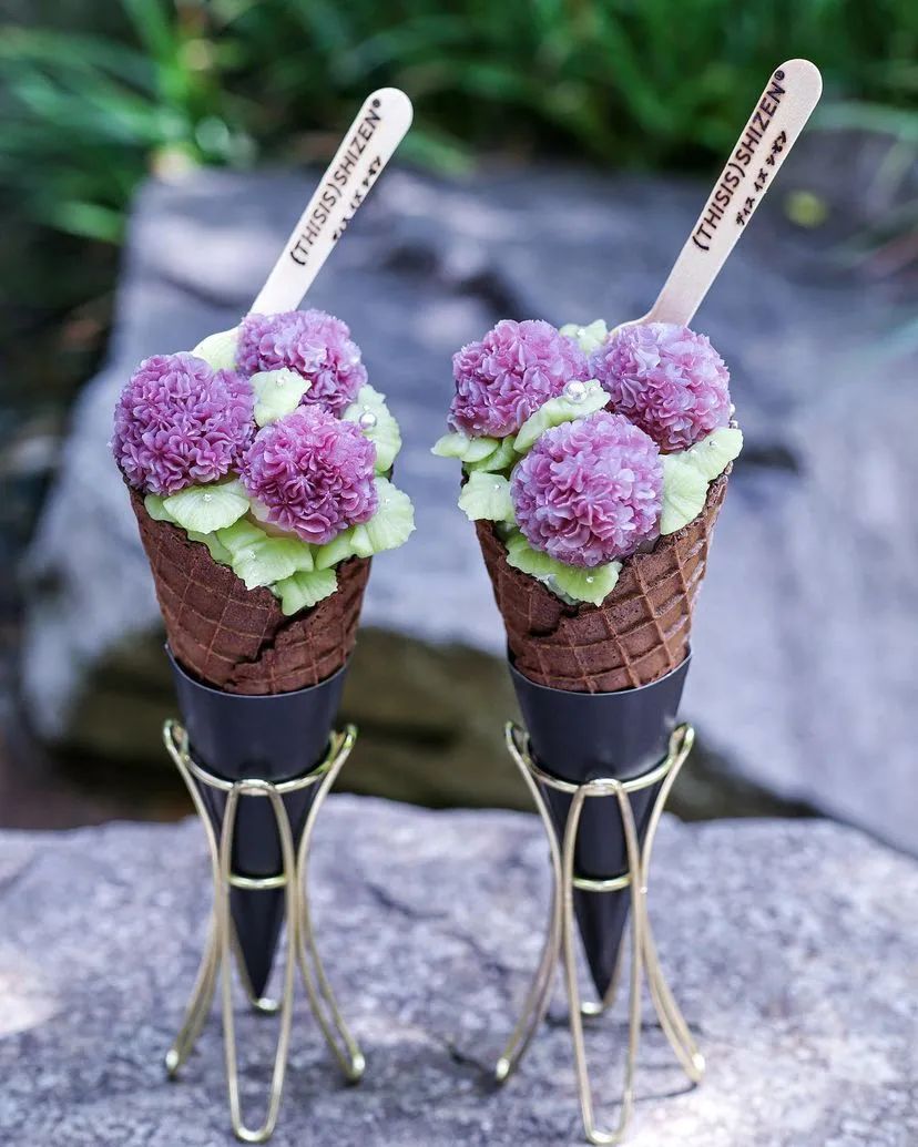 Kyoto Tea House launched a seasonally limited hydrangea ice cream ...