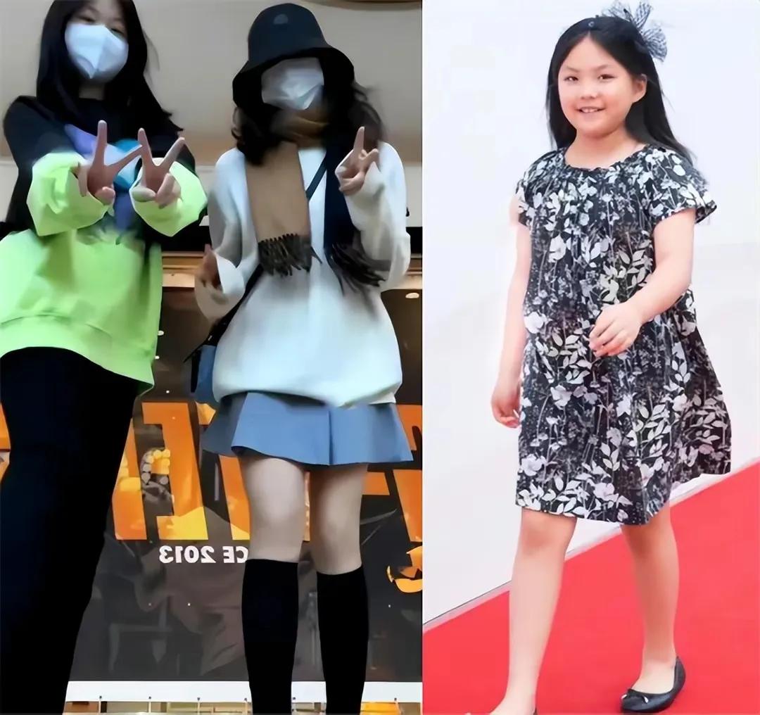 13-year-old Wang Shiling returned to China to become an actor? Wearing ...