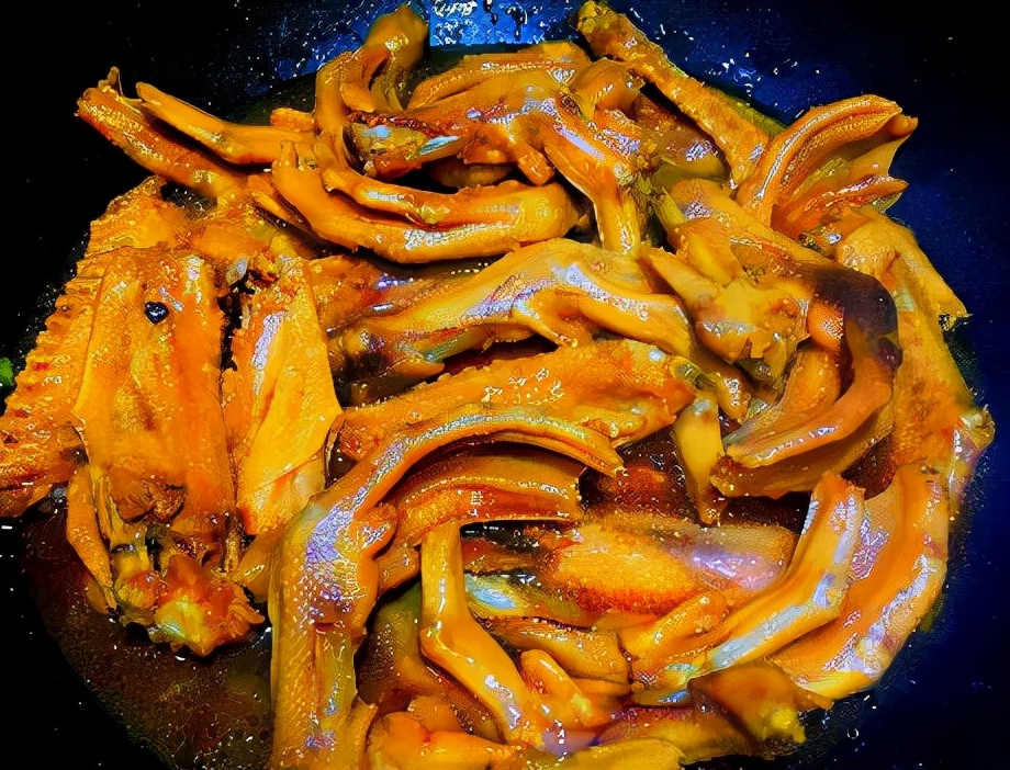 Secret braised duck feet, the recipe will tell you in detail, the sauce ...