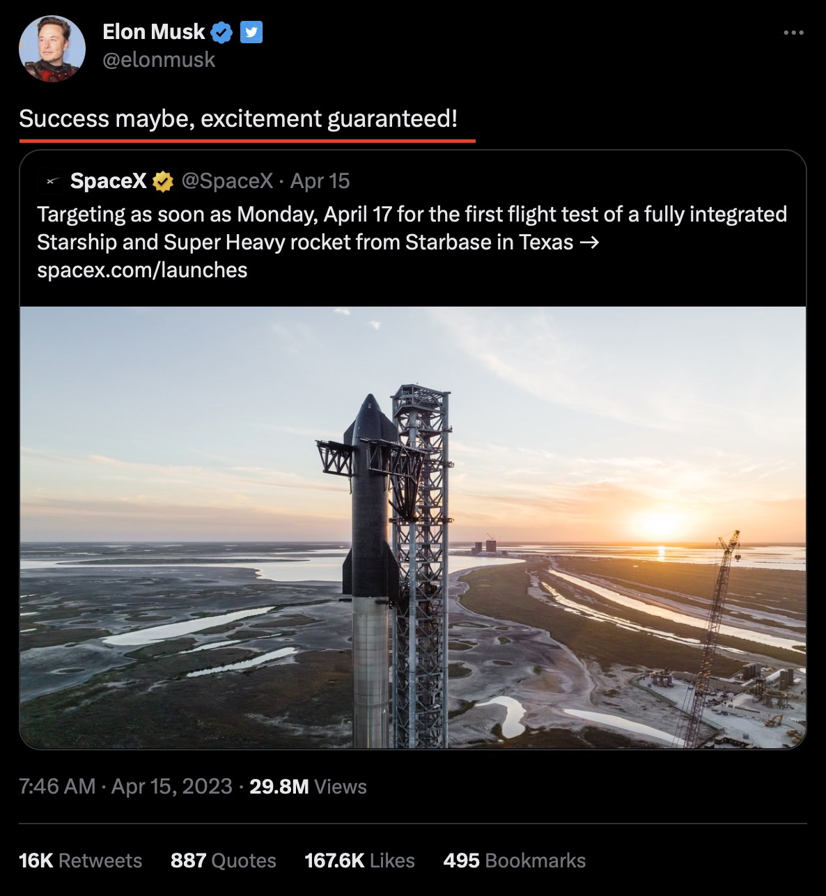 The starship exploded! Musk contributed the most beautiful fireworks ...