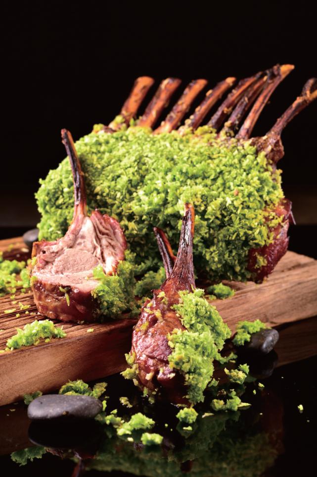 Traditional lantern fish fillets, spring bamboo shoots with pepper and ...