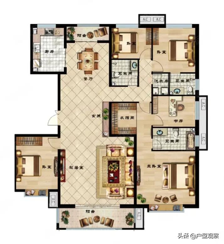 Appreciation of 220 square meters large flat floor apartment, the ...