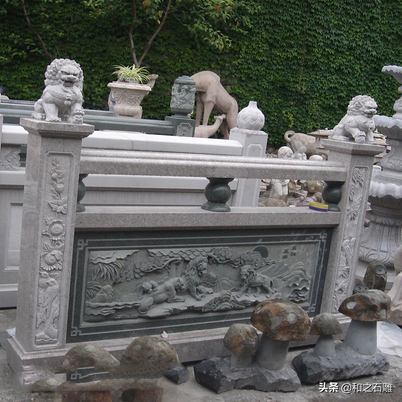 Selection and processing of temple stone railings - iMedia