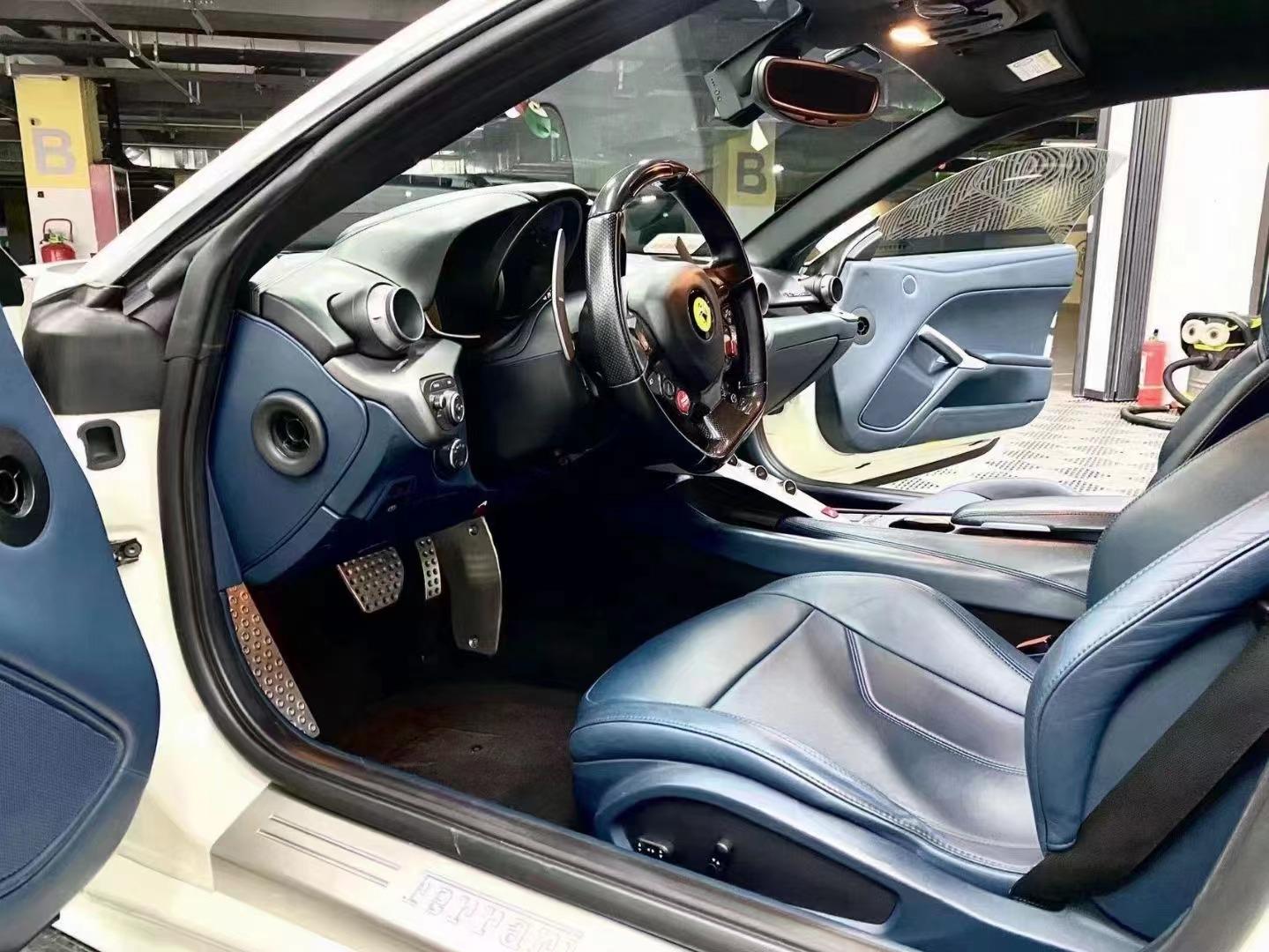 Ferrari F12 Rare White and Blue Color Matching - iNEWS