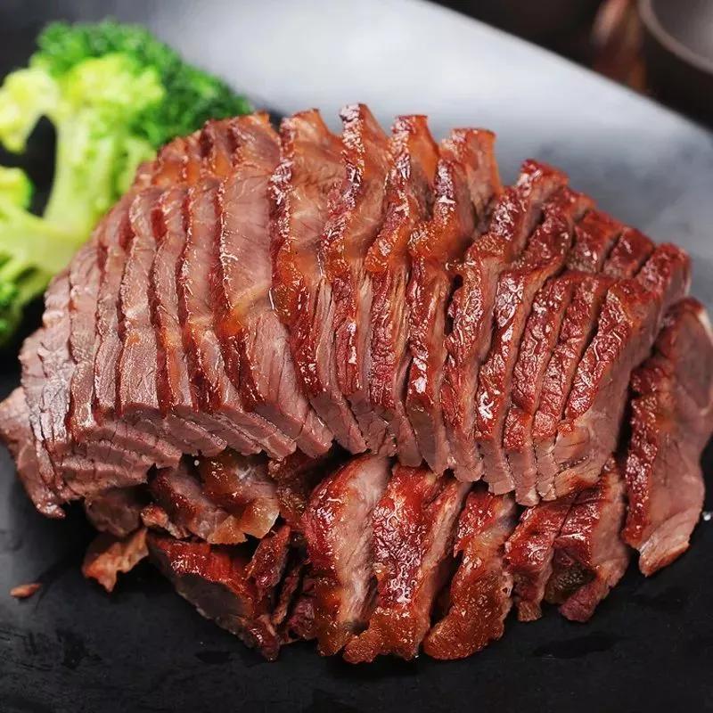 The beef is soaked in the secret sauce for a day, it is better than the ...