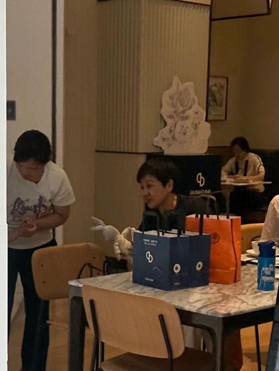 Fourth wife Anqi Liang appeared in her own shopping mall, personally ...