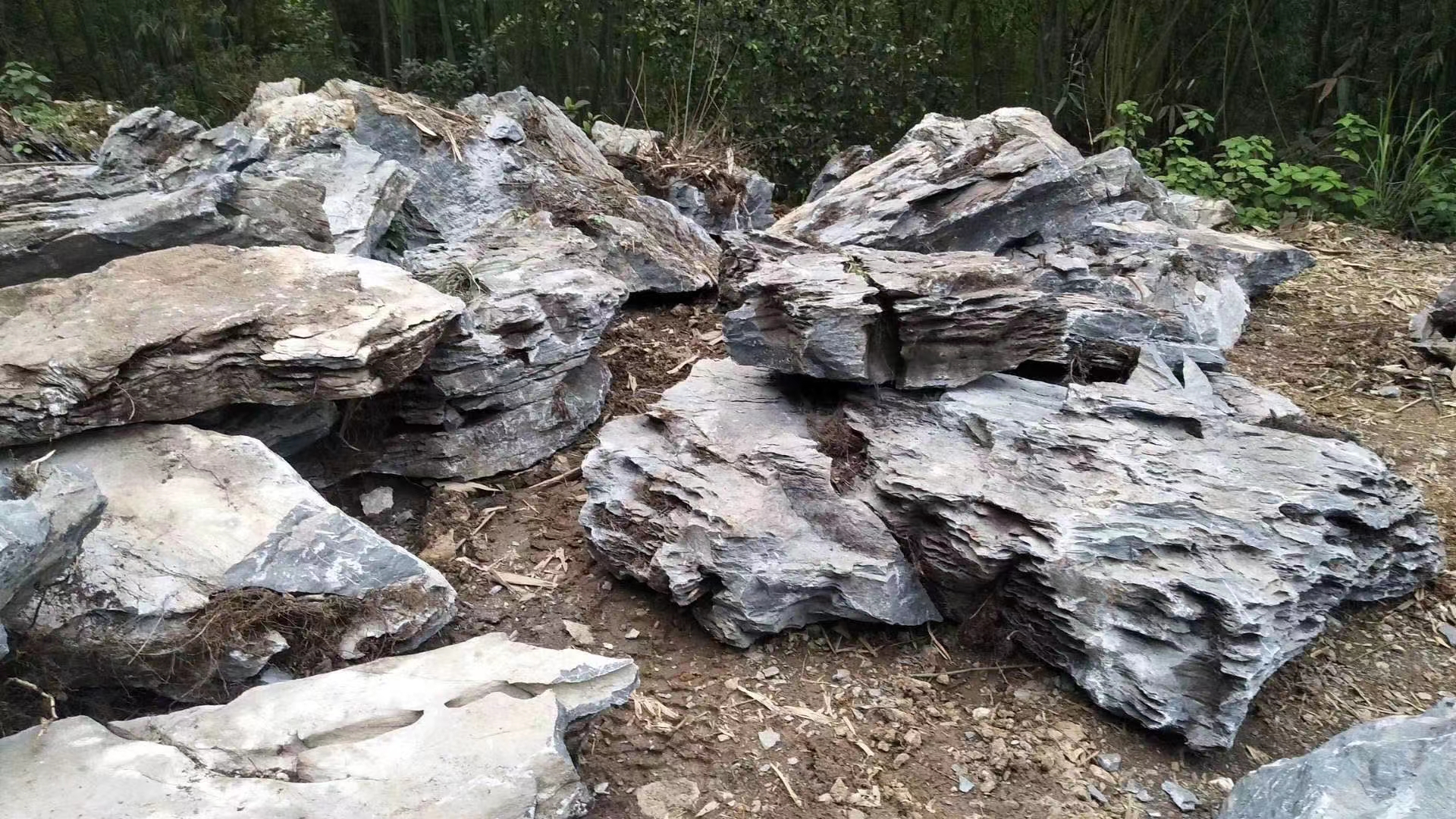 Natural diamonds are naturally placed as landscaping stones, making our ...