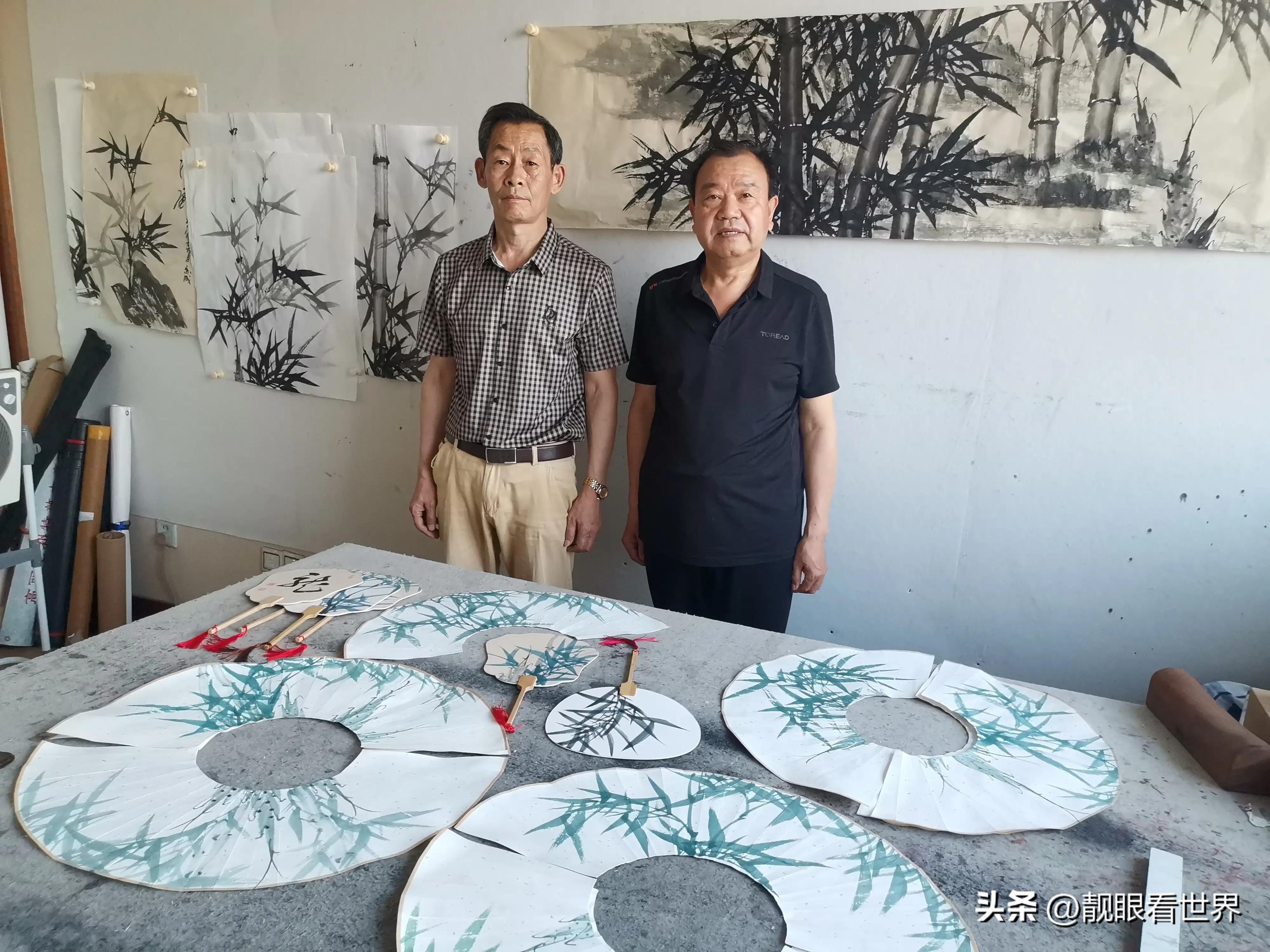 The leader of the Chinese painting capital, Wang Yicheng and Guo ...
