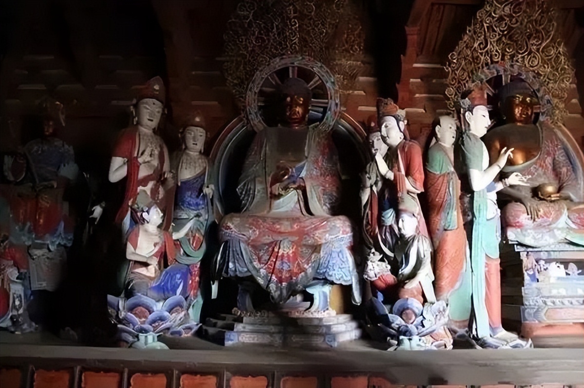 All the existing colored sculptures of Tang Dynasty temples in China ...