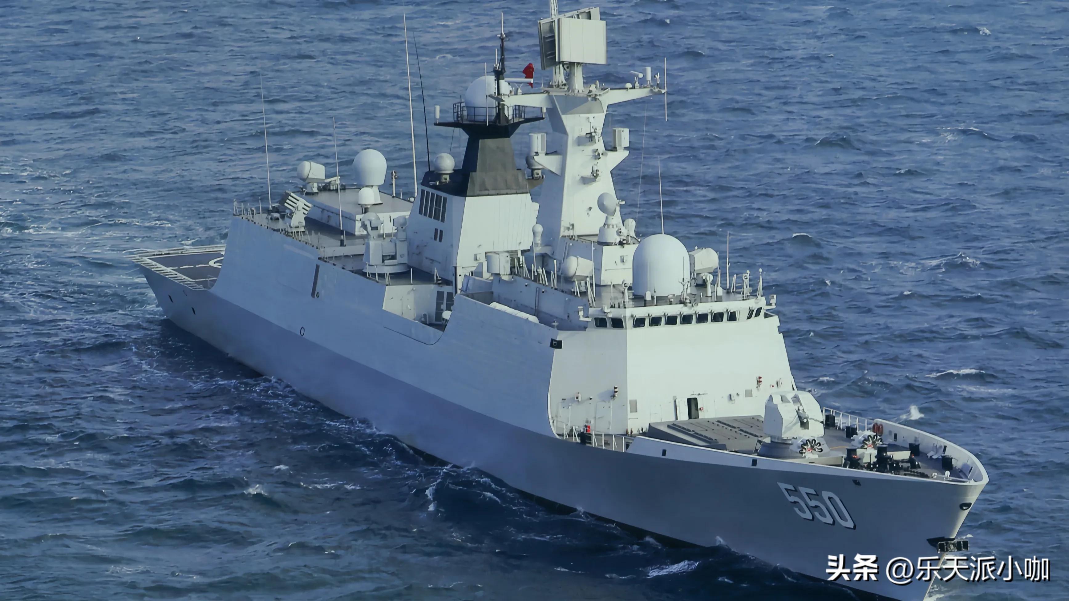 The arrival of the Russian Type 20380 missile frigate at Wusong ...