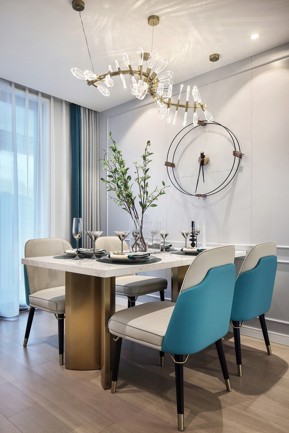 Modern light luxury style design, fashionable and atmospheric sense of ...