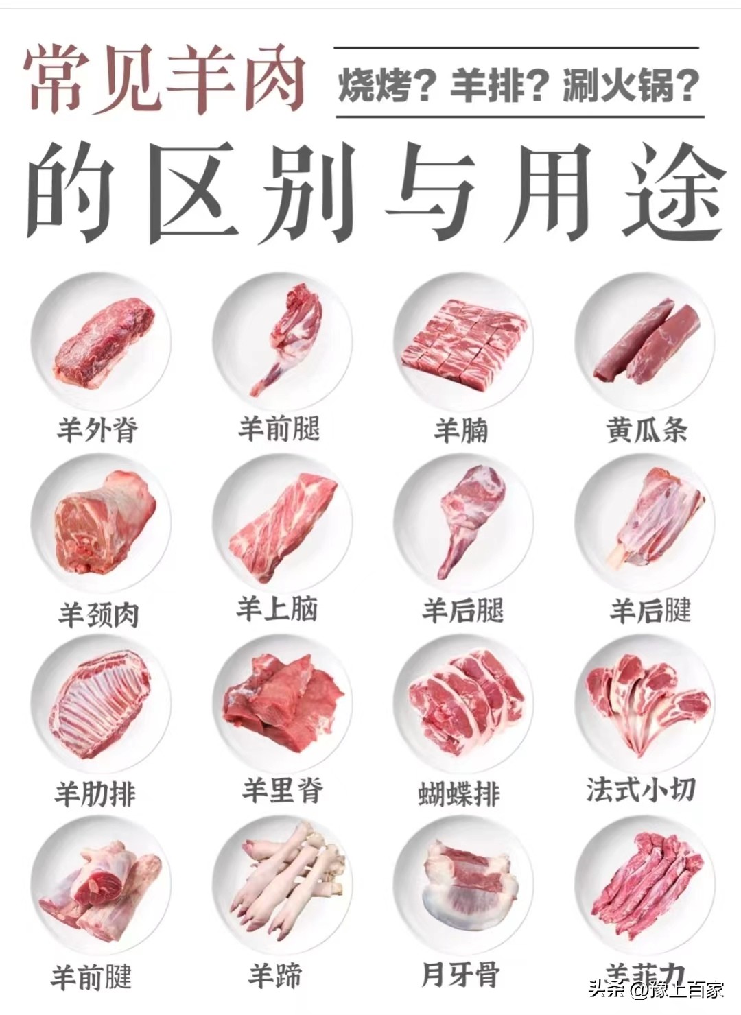 How much do you know about the differences and uses of common mutton ...