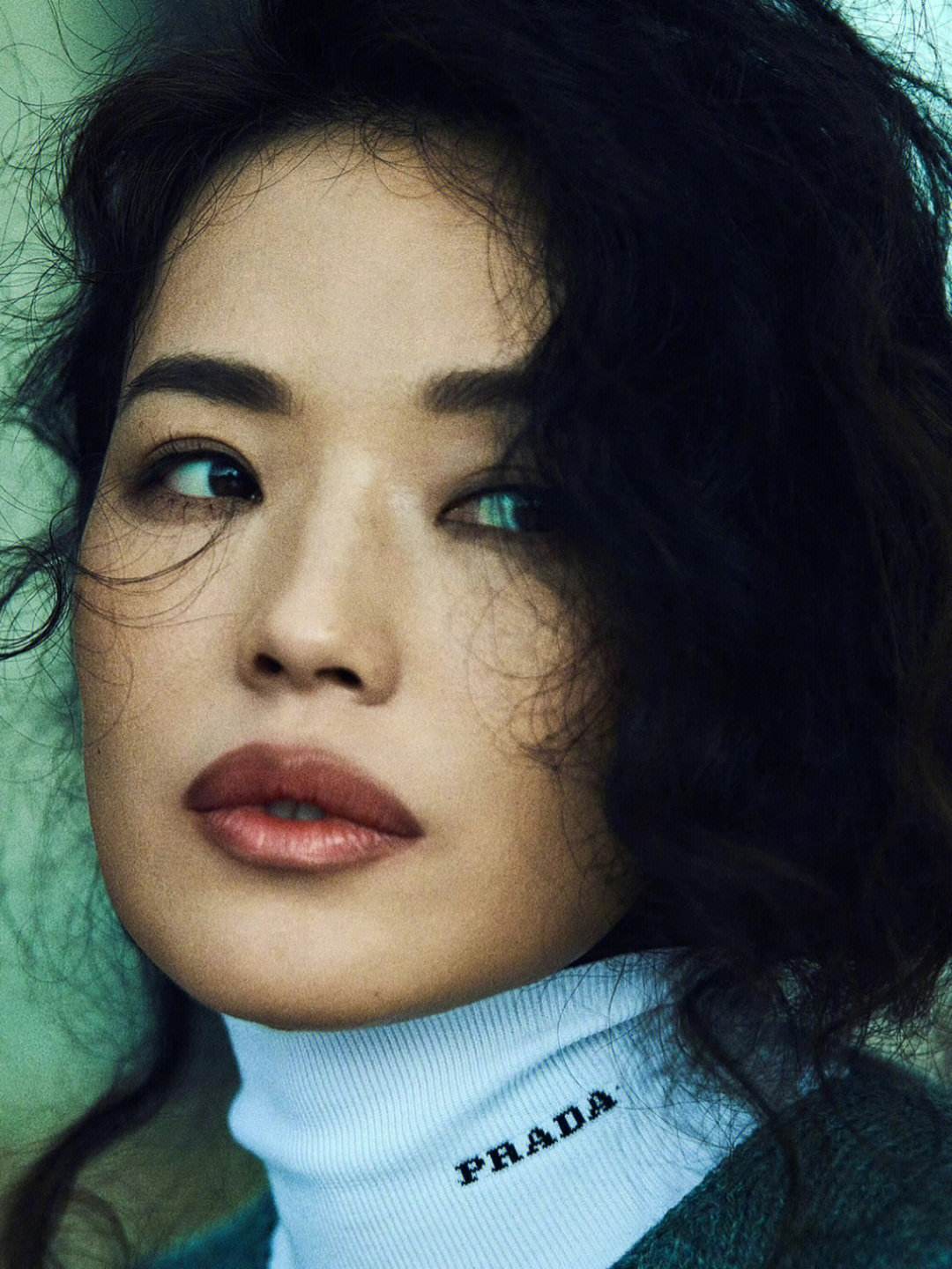 Shu Qi appeared on the cover of a fashion magazine, interpreting the ...