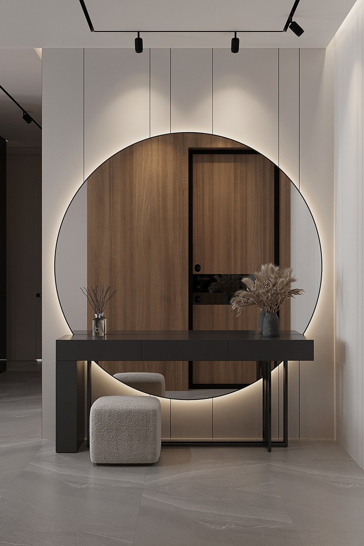 160 square meters, business apartment design - iMedia