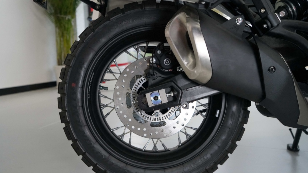 The Moto Morini X-Cape650 has a good off-road capability, and it is ...