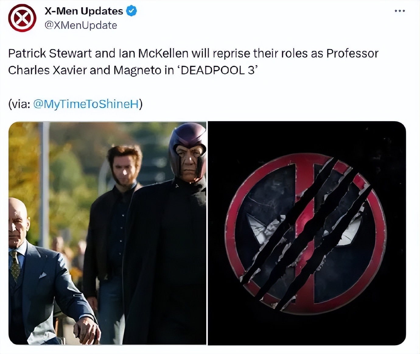 New Year's Eve! "Deadpool 3" Erica returns, old Professor X Magneto ...
