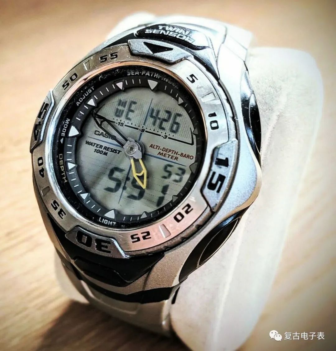 Casio's dual-display nautical pathfinder for sea, land and air - spf 60 ...