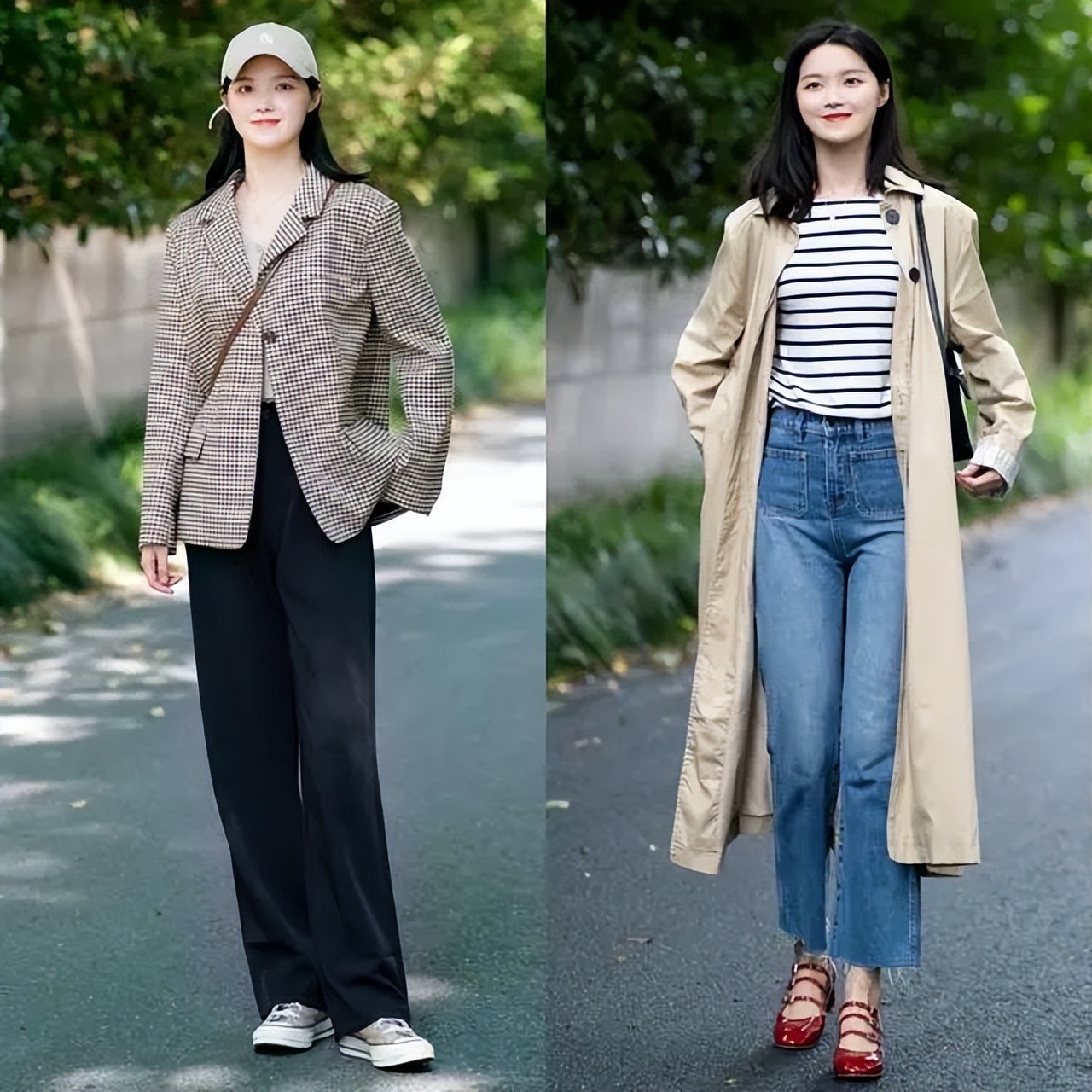 The fashion blogger's "commuter style" in early autumn is comfortable ...