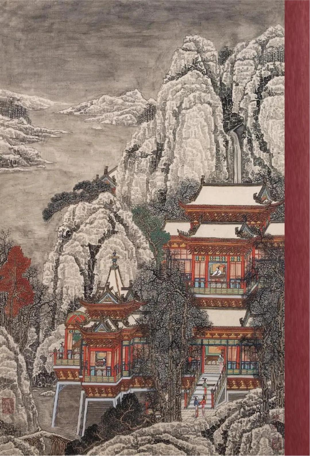 China Red New Chinese style model room design, showing the unique charm ...