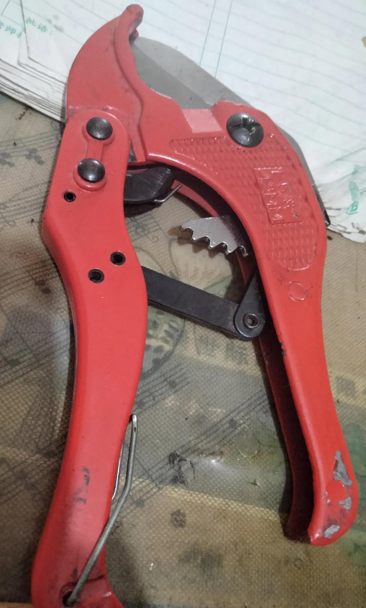 Internal structure of 42mm PPR pipe scissors (without ratchet, blade ...