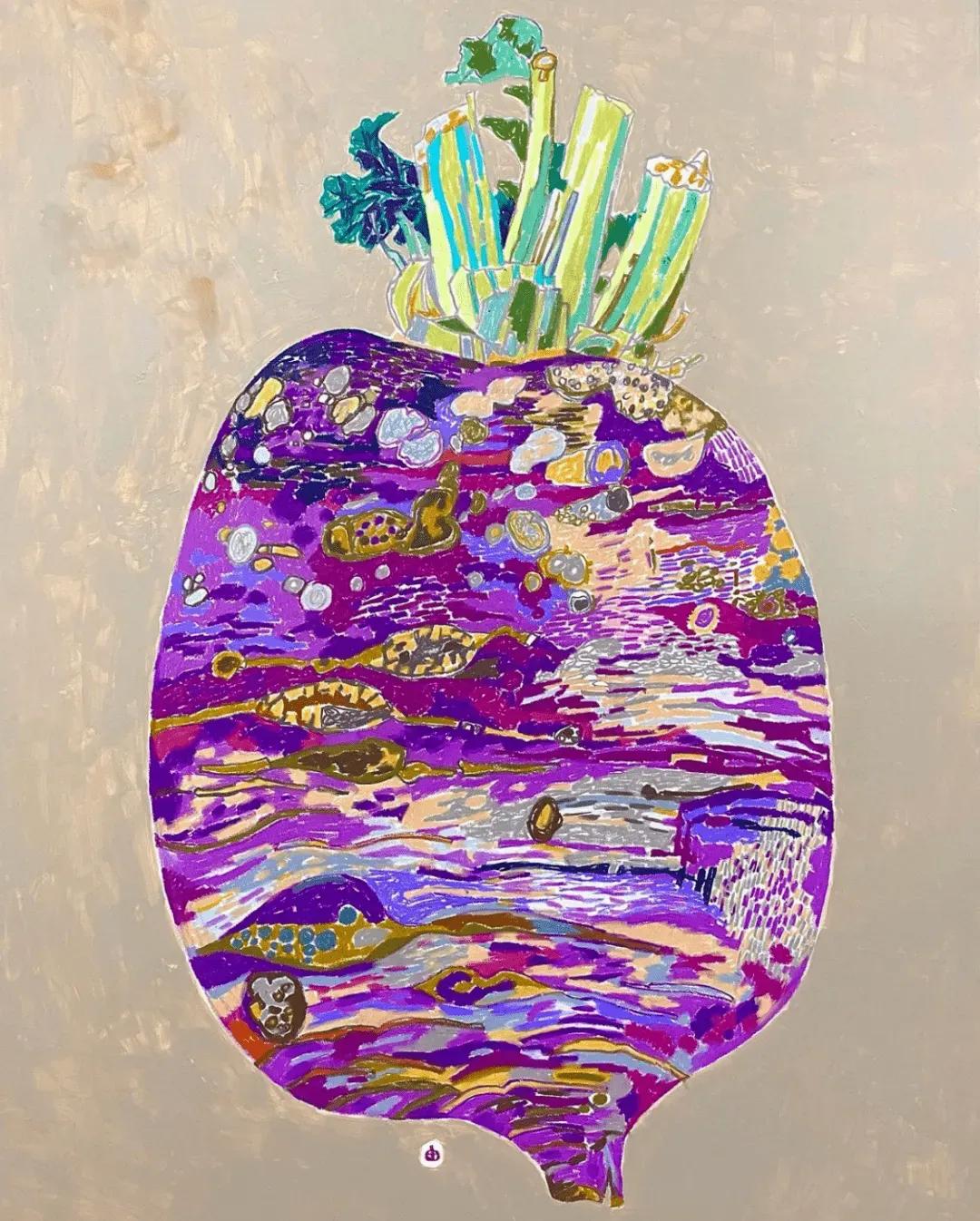 Fruit and vegetable works by Japanese painter Yuko Kurihara - iMedia