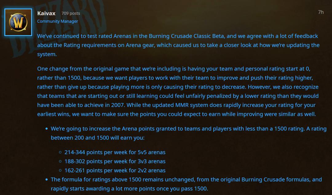 World of Warcraft TBC: P3 arena overturned, S3 equipment canceled level restrictions, mixed into ...