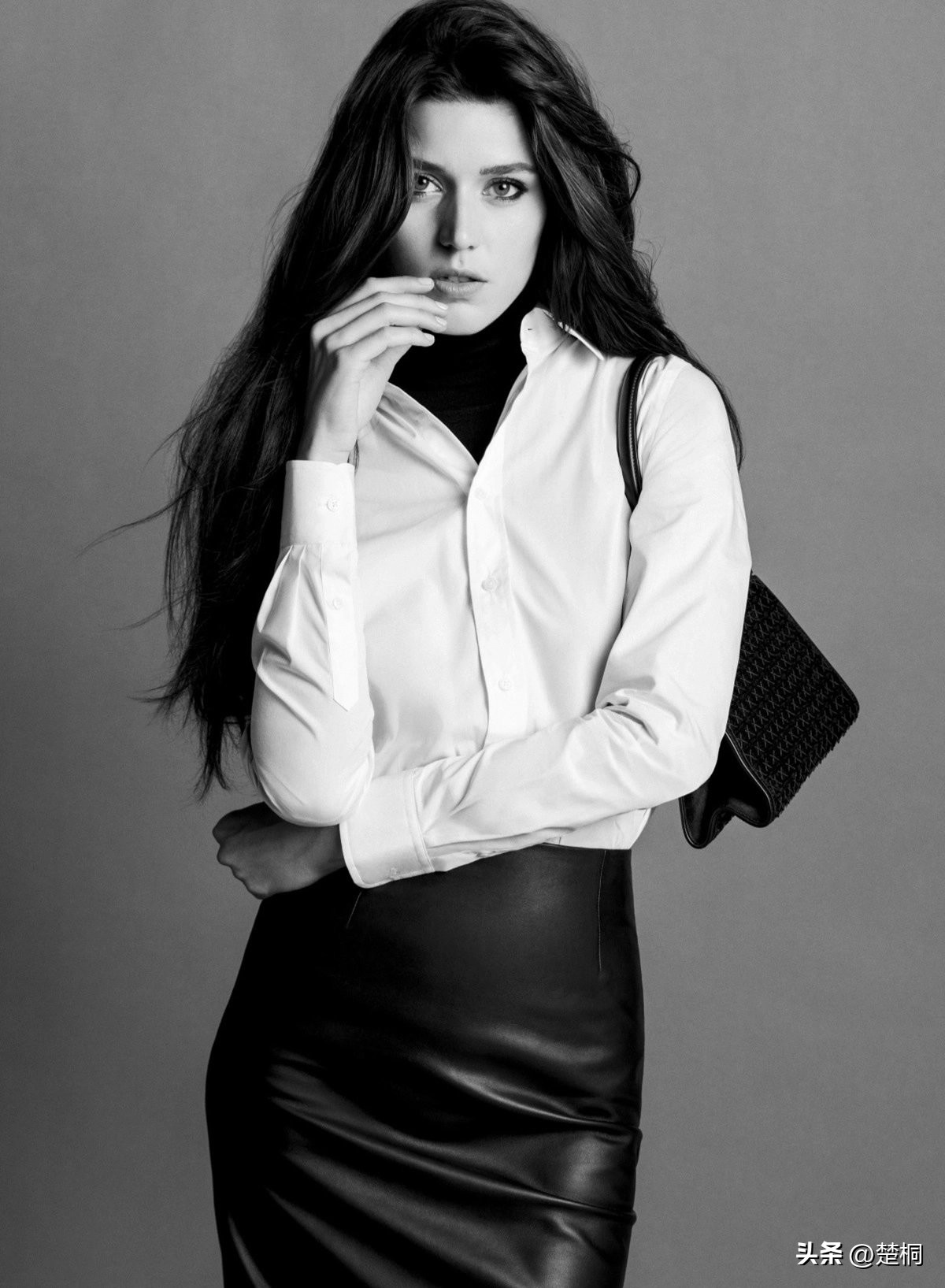 Swiss supermodel Viviane Lohanna, high-contrast fashion photoshoot - iNEWS