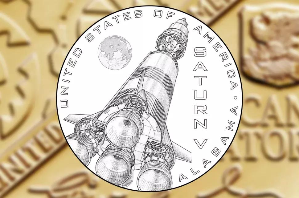 The United States will launch the Saturn V moon landing rocket pattern ...
