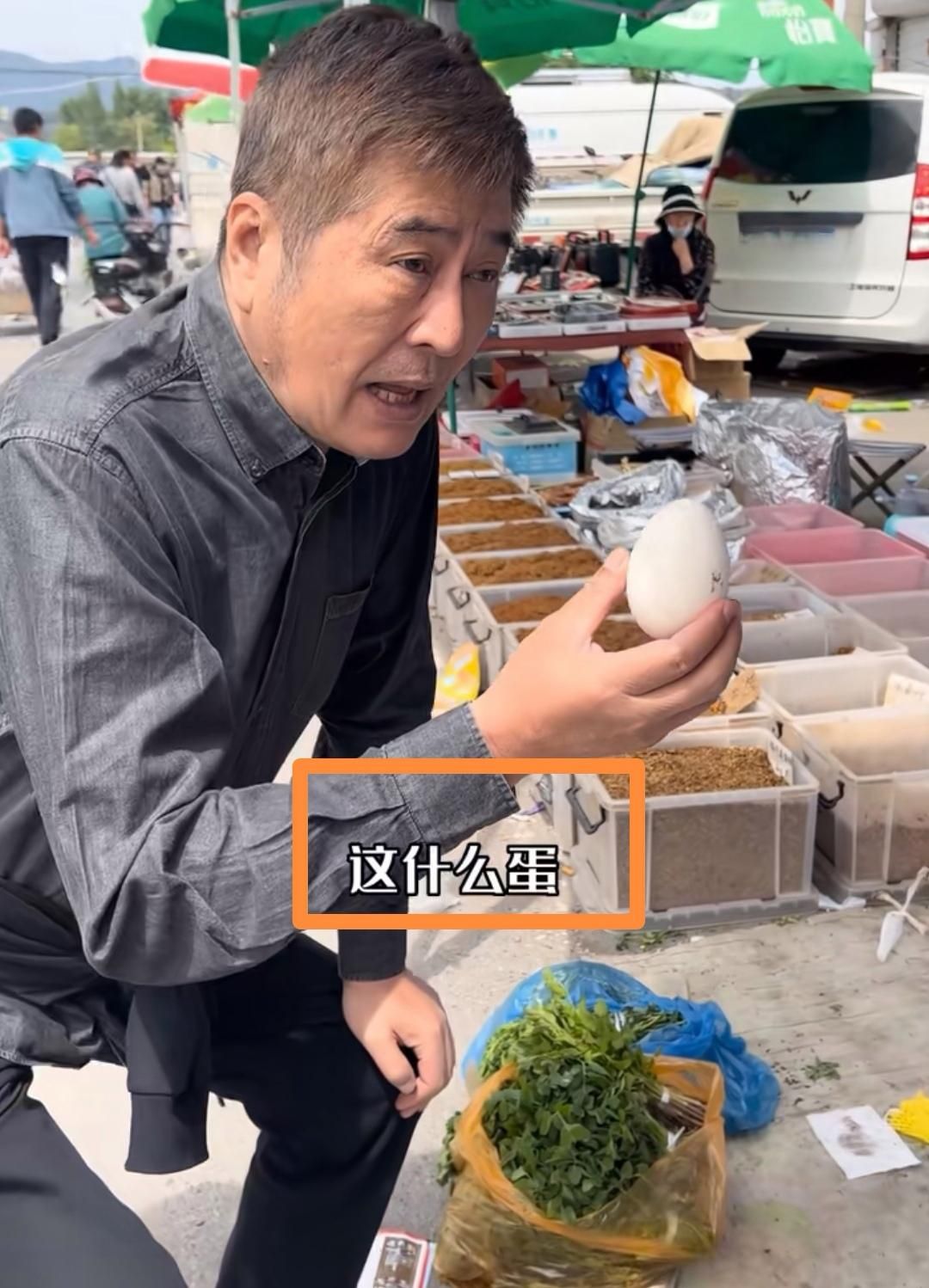 Actor Lin Wei went to the market and didn't know what kind of goose ...