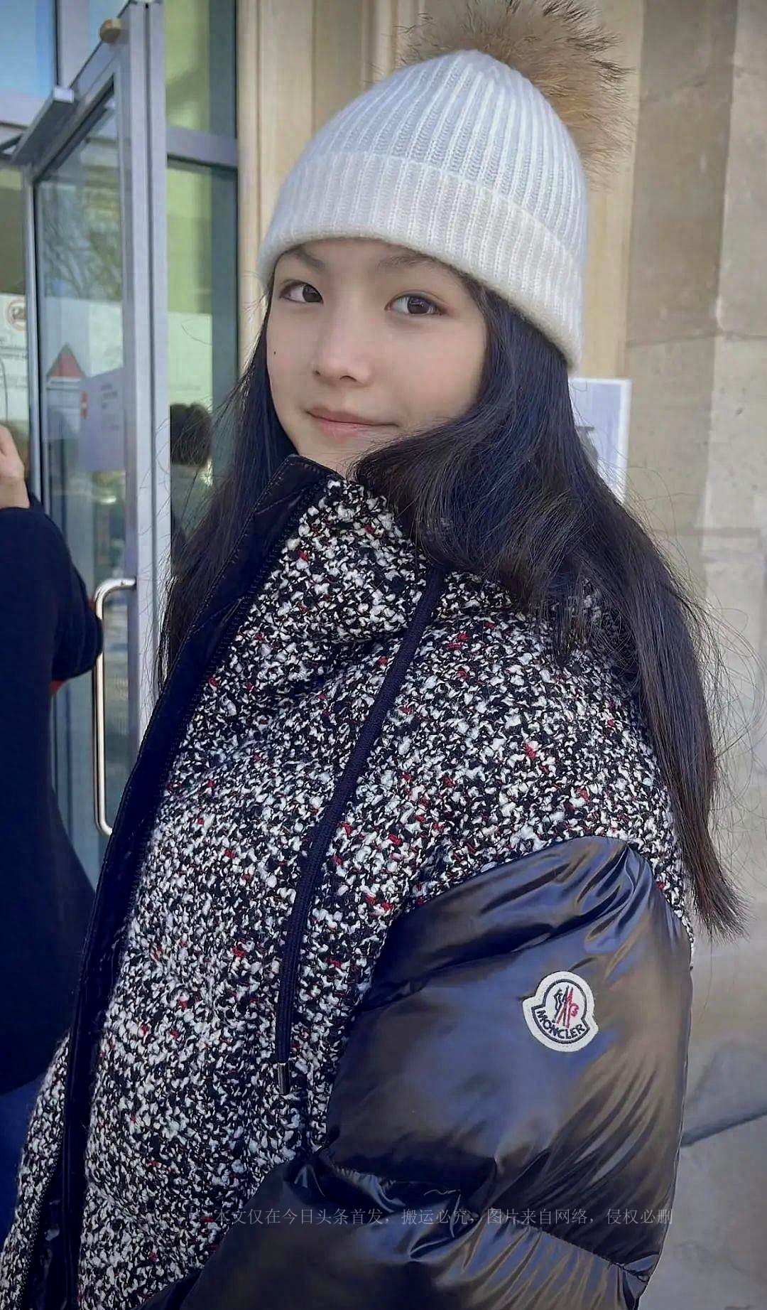 13-year-old Wang Shiling wears famous brands while studying abroad and ...