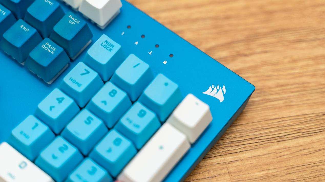 Give the code words a little more color-CORSAIR Azure Sea RGB cherry ...