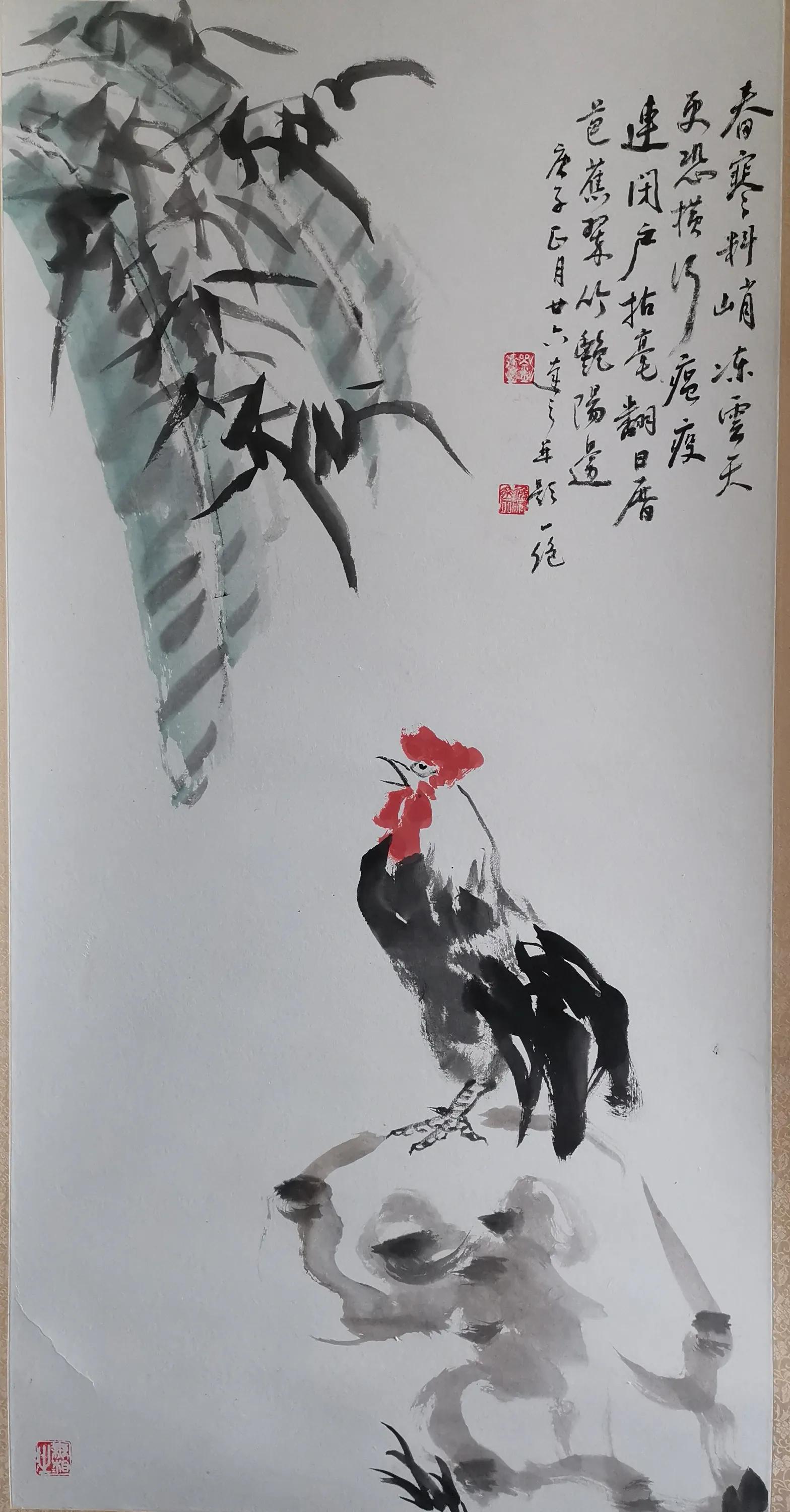 Suzhou: One of the painters of our group exhibition of calligraphy and ...