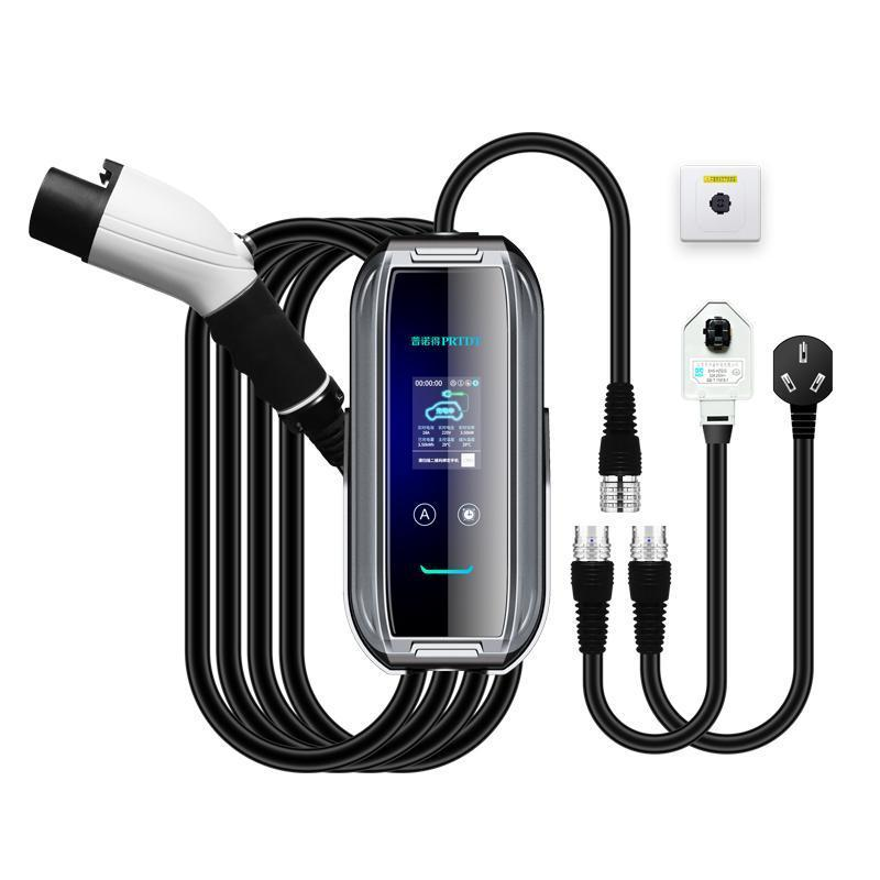 How to choose the Mercedes-Benz EQB portable charging gun (how to use ...