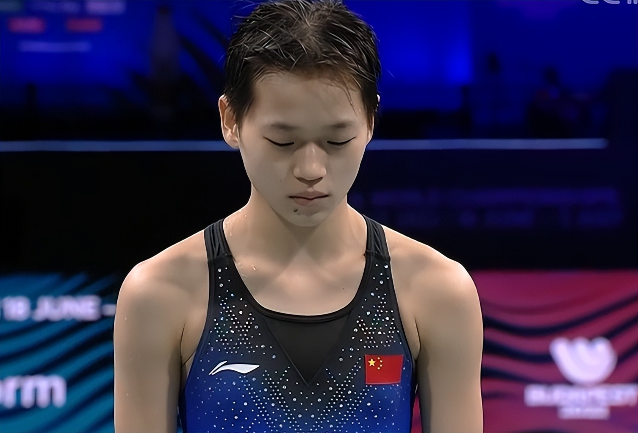 88 points!Quan Hongchan performed the disappearing splash technique ...