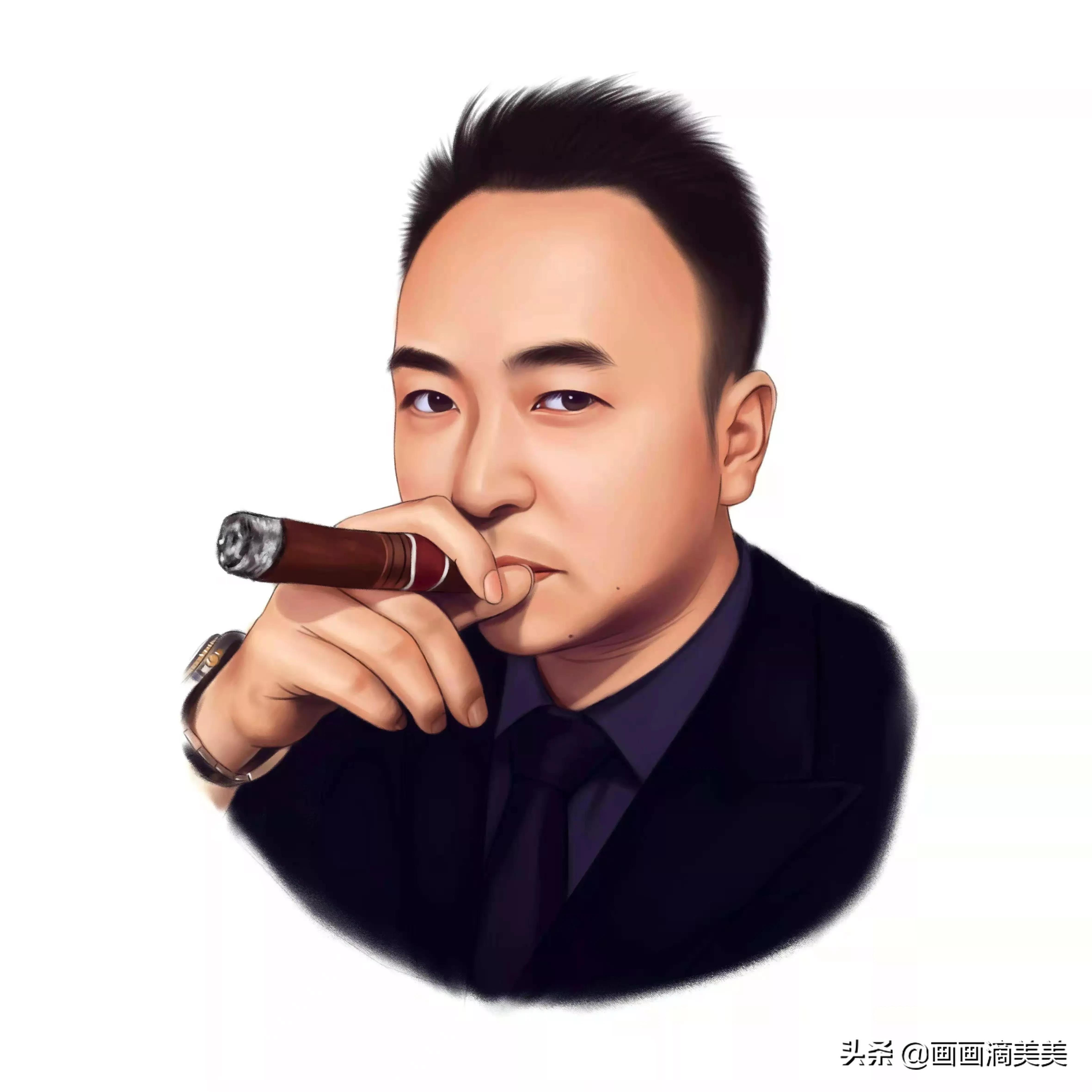Change the avatar, hand-painted realistic male avatar, super three ...