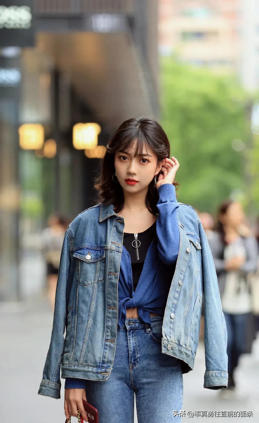 High temperament beauty street shot - iNEWS