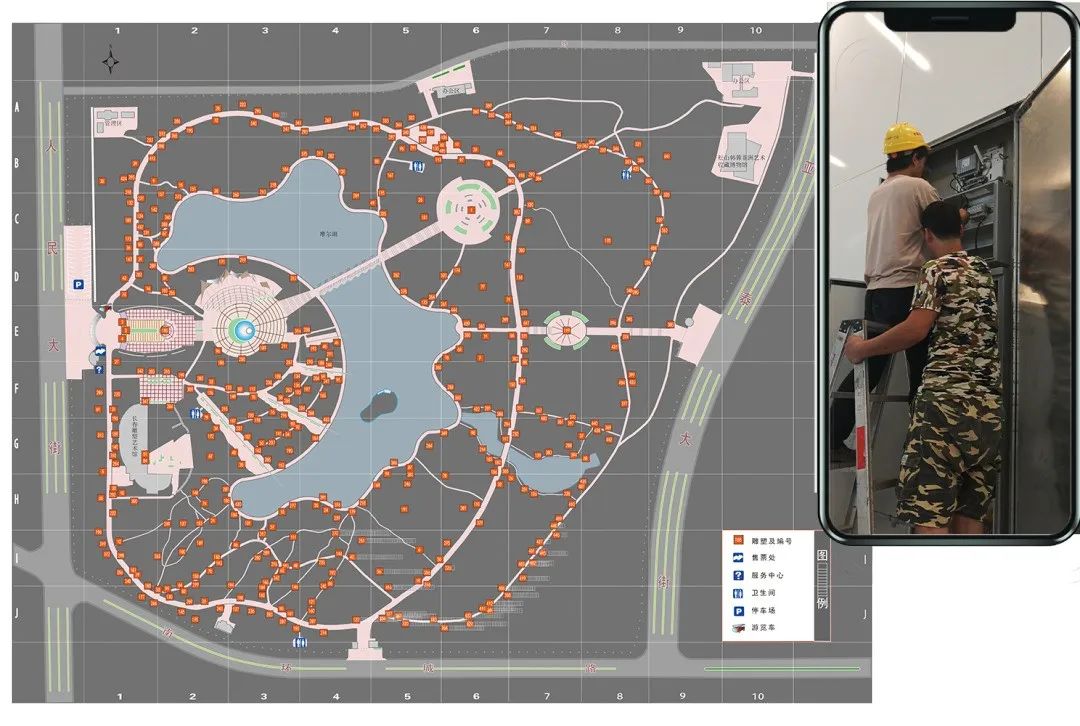 Smart scenic spot navigation solution - iNEWS